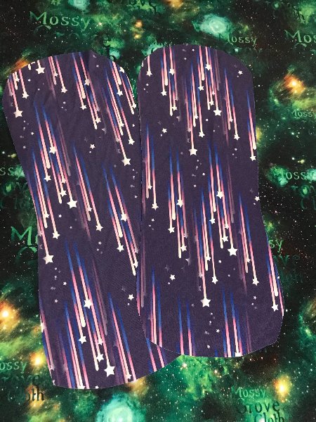 Poly Knit Printed Top Insert Set (2)- Falling Stars | Mossy Grove Cloth